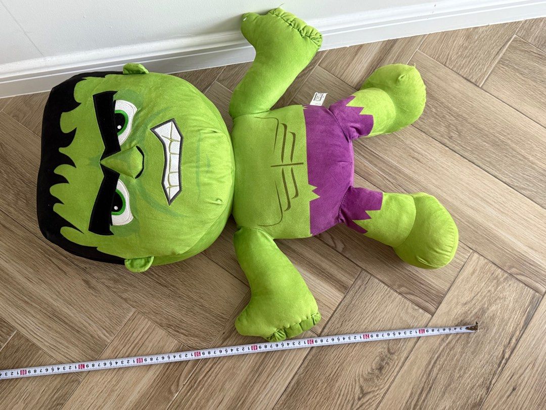 Marvel Hulk- Large Soft Toy - Move out sale, Hobbies & Toys, Toys ...