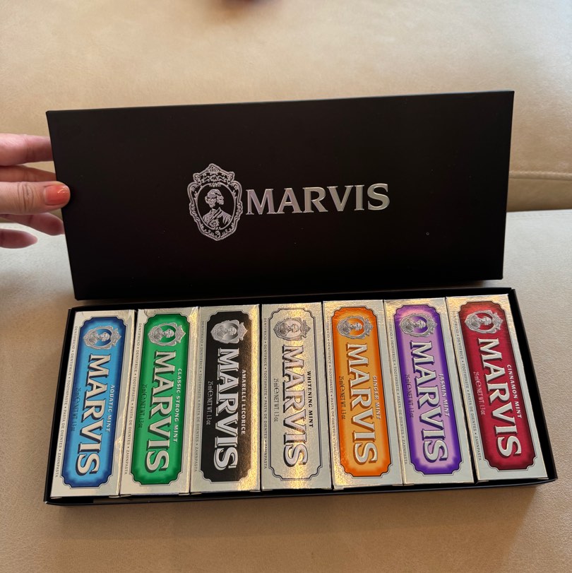 Marvis toothpaste gift box, Furniture & Home Living, Cleaning ...