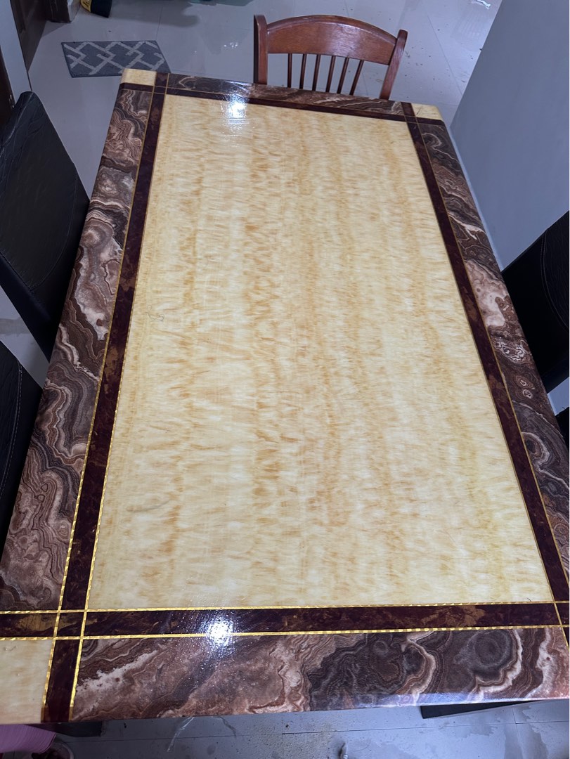 Meja marble berat, Furniture & Home Living, Furniture, Tables & Sets on ...