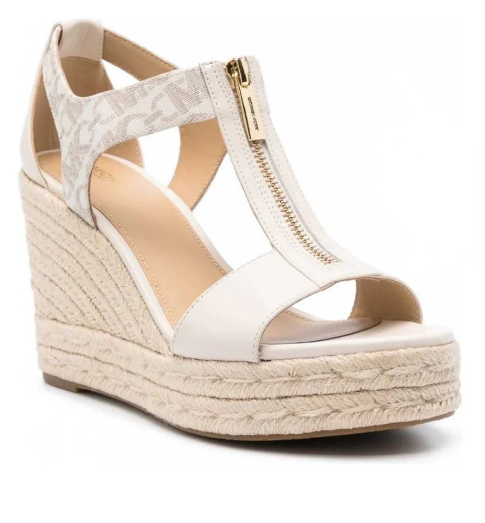 Micheal Kors Sandles, Women's Fashion, Footwear, Wedges on Carousell