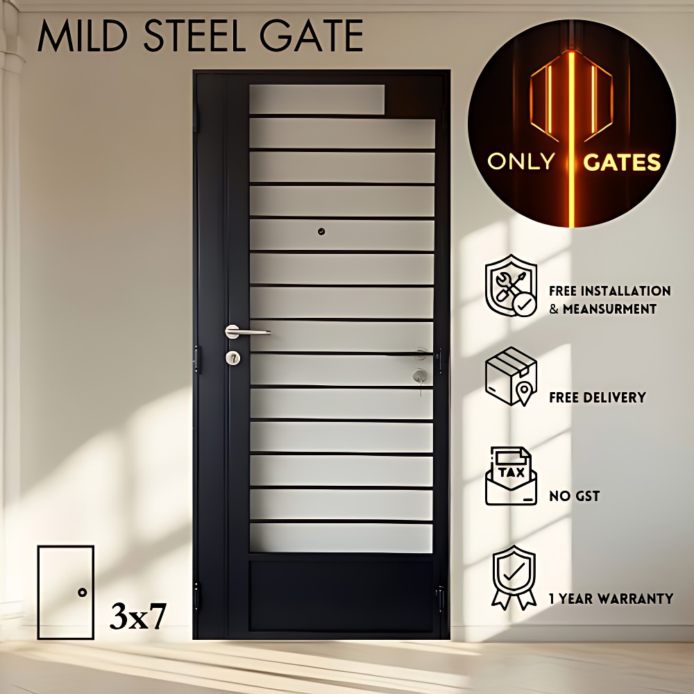 MILD STEEL GATE / 3X7 GATE / SG FACTORY GATES / HDB GATE / RENOVATION ...