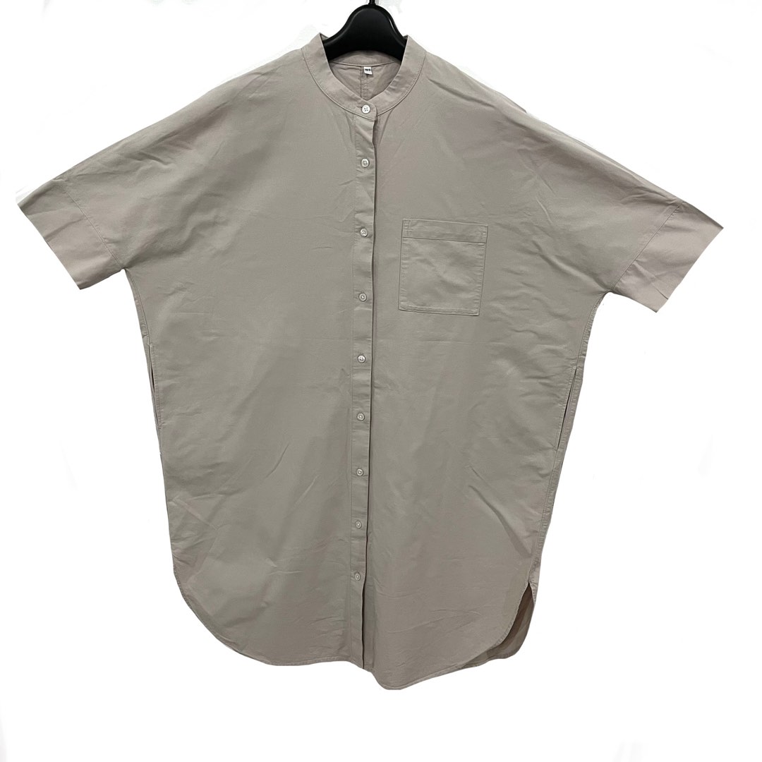 Muji 100% Organic Soft Oxford Wide Style Midi Dress, Women's Fashion, Dresses & Sets, Dresses on ...