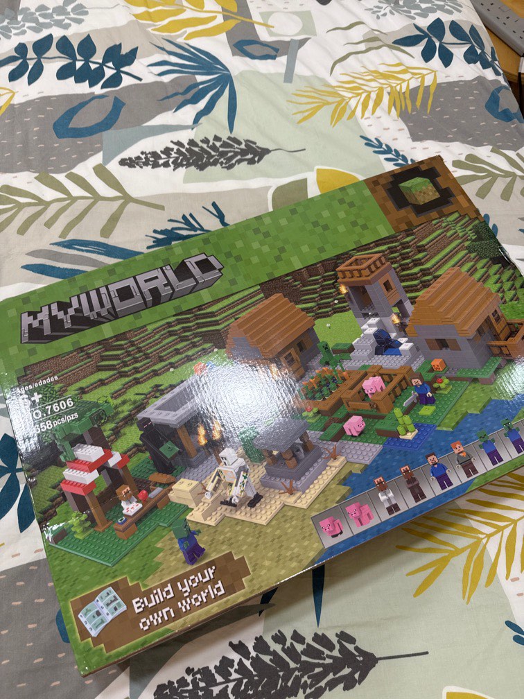 My world Minecraft Lego, Hobbies & Toys, Toys & Games on Carousell