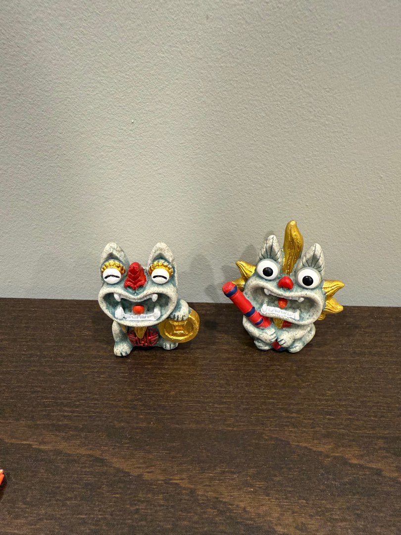 Mythical Tile-Made Cat Figure in Yunnan, Hobbies & Toys, Toys & Games ...