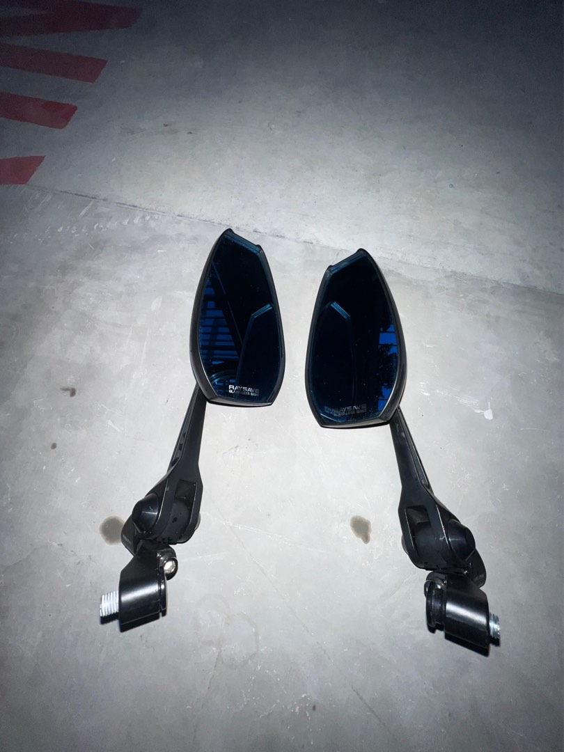 Napoleon Side Mirror Heavy Duty Aluminium, Motorcycles, Motorcycle ...