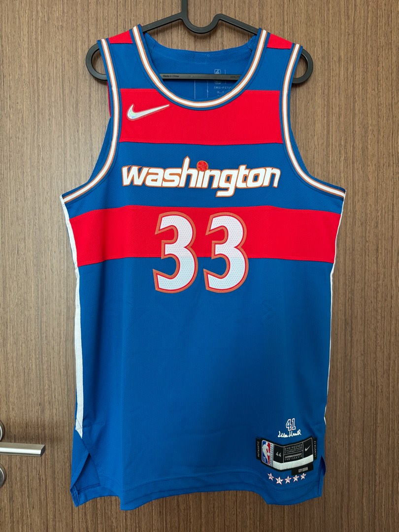 Authentic Nike Kyle Kuzma Washington Wizard City Edition NBA Jersey ...