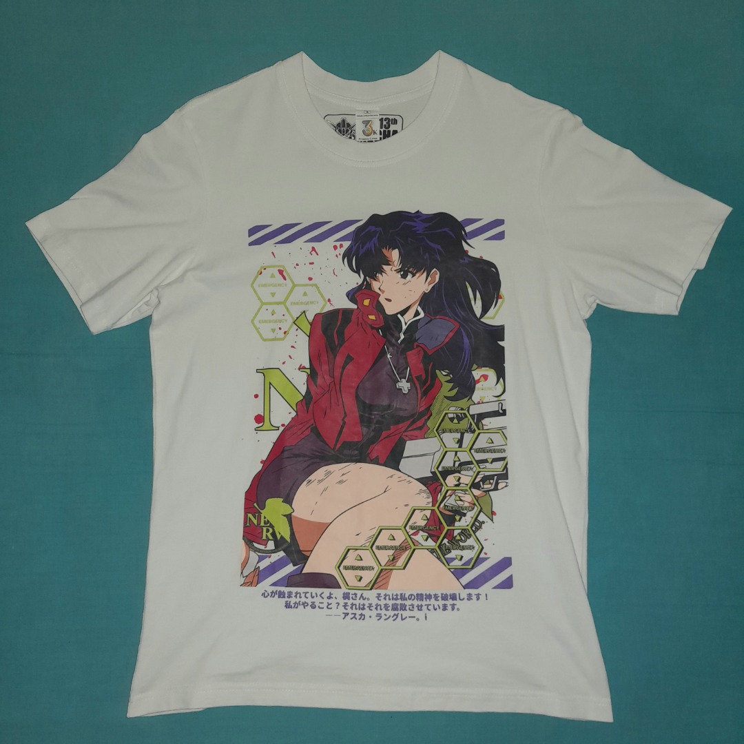 Neon Genesis Evangelion - Misato Katsuragi T-Shirt (Small), Men's ...