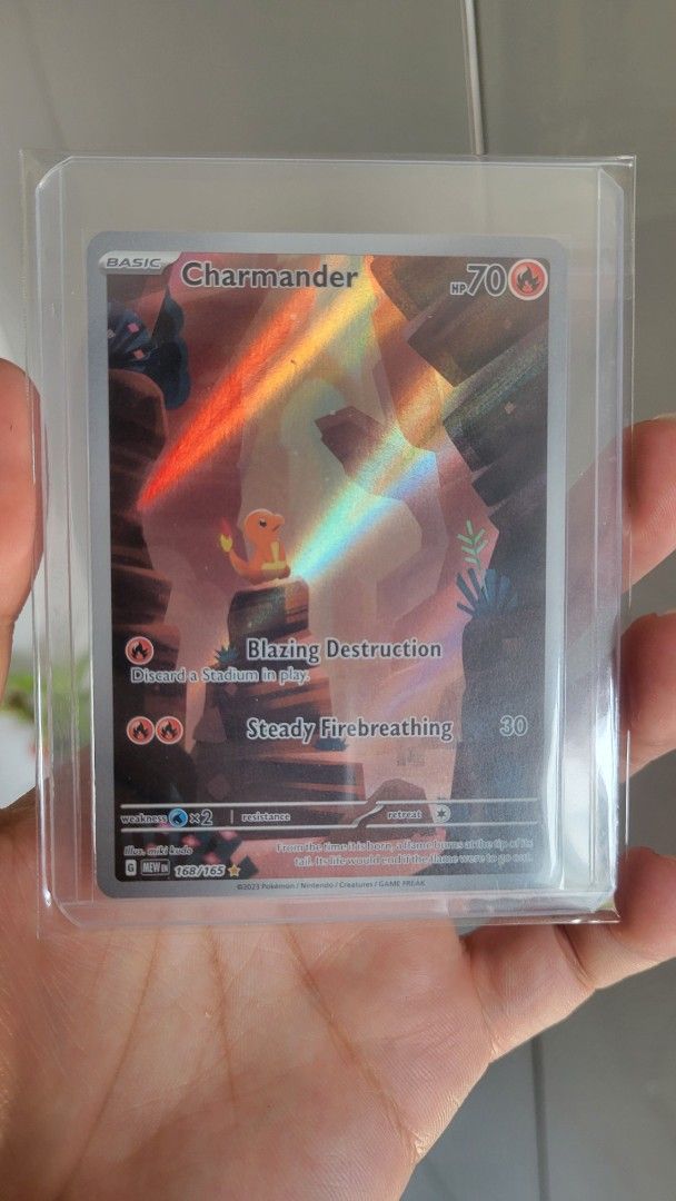 NM Charmander 168/165 SV: Scarlet & Violet 151 Holo IR Pack Fresh ...
