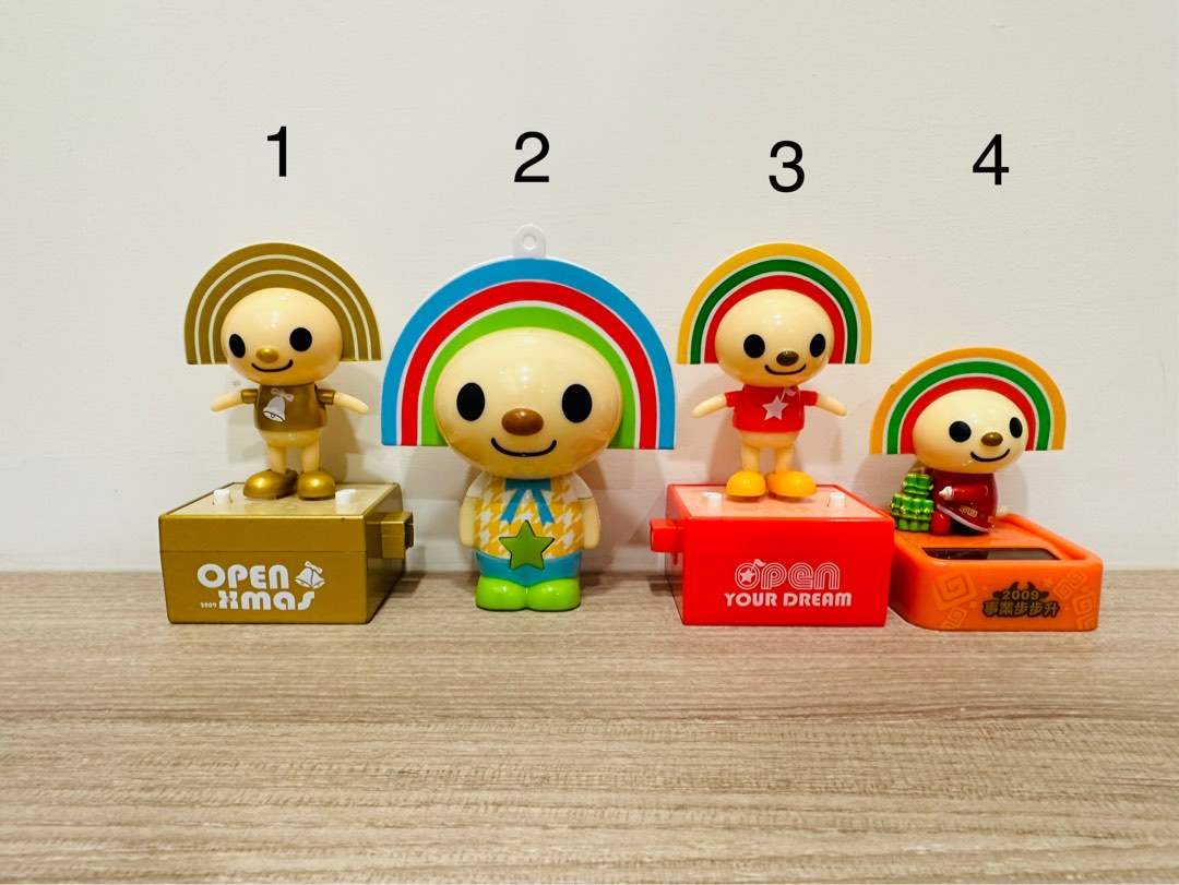 Open小將公仔 絕版品 7-11限量公仔, 書籍、休閒與玩具, 玩具、公仔、桌遊在旋轉拍賣