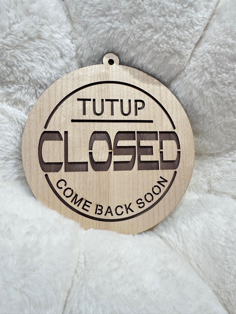 Open close Sign - open closed signage, Everything Else, Others on Carousell