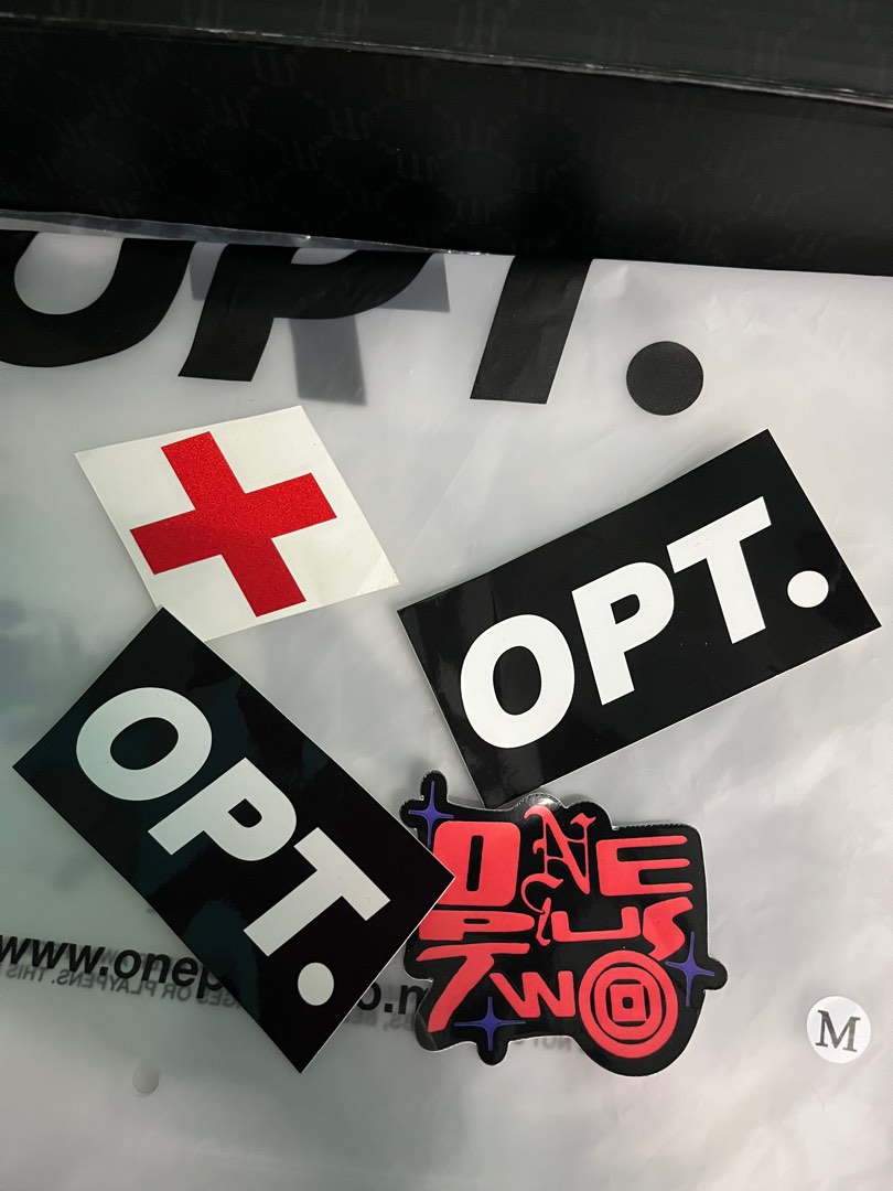 OPT STICKER, Men's Fashion, Activewear on Carousell