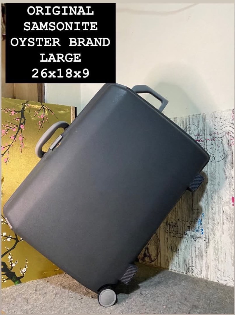 ORIGINAL SAMSONITE OYSTER BY ACE BRAND LARGE SIZE LUGGAGE, Hobbies ...