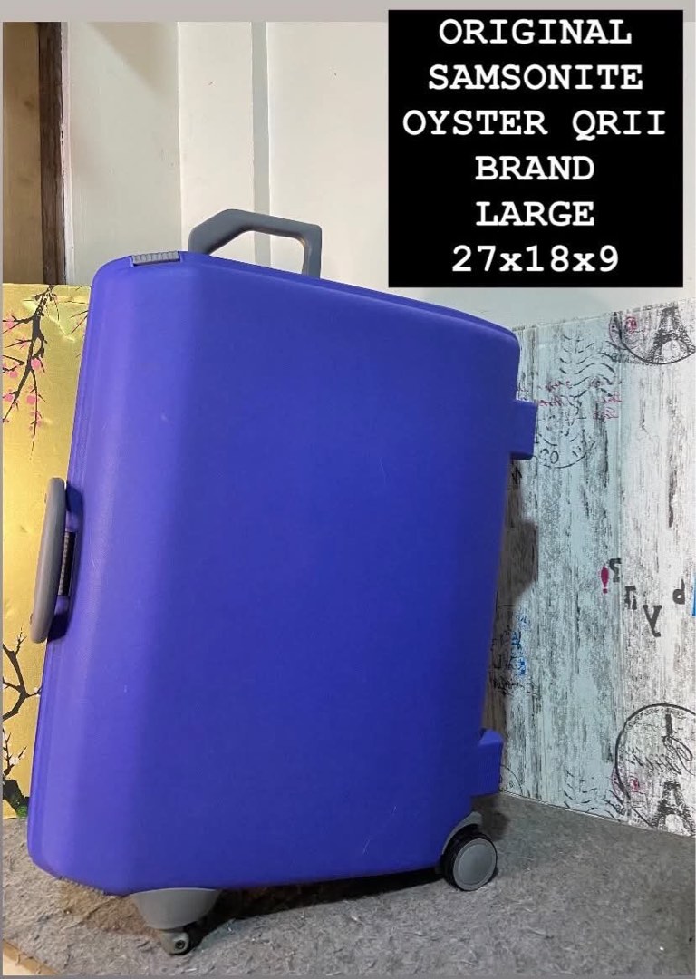 ORIGINAL SAMSONITE OYSTER QRII BY ACE BRAND LARGE SIZE LUGGAGE, Hobbies ...