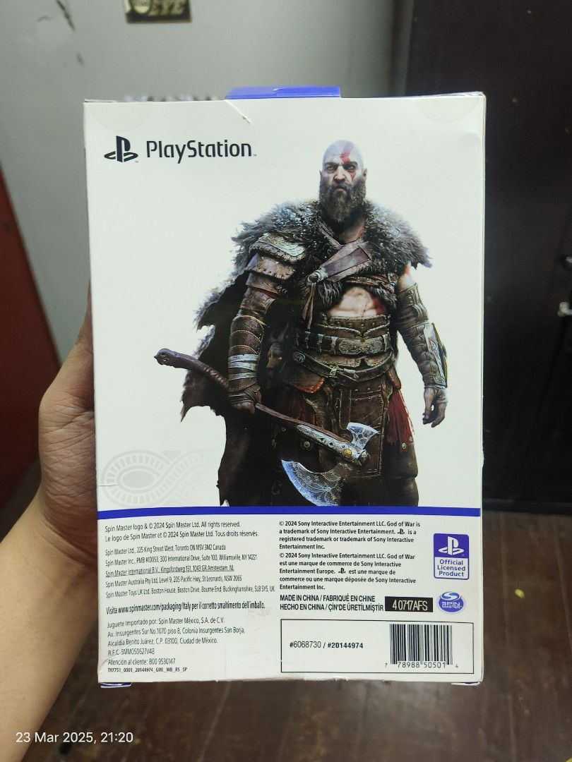 (Ori)Spin Master Playstation God Of War Ragnarok Kratos survival gear ...