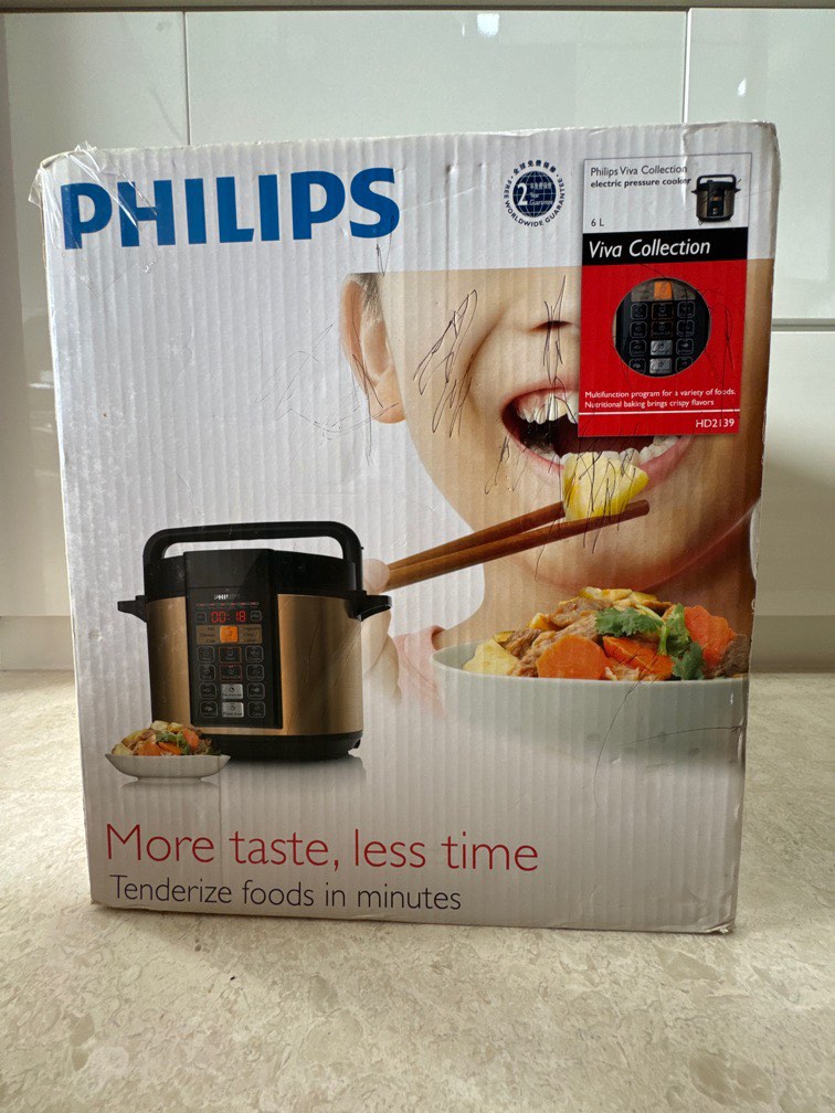 Philips HD2139 Electric Pressure Cooker, TV & Home Appliances, Kitchen ...