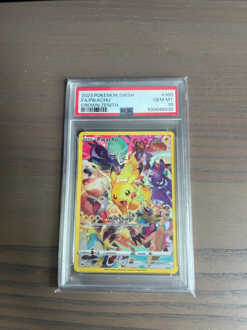 Pikachu Crown Zenith Secret Rare PSA10 Pokemon, Hobbies & Toys, Toys ...