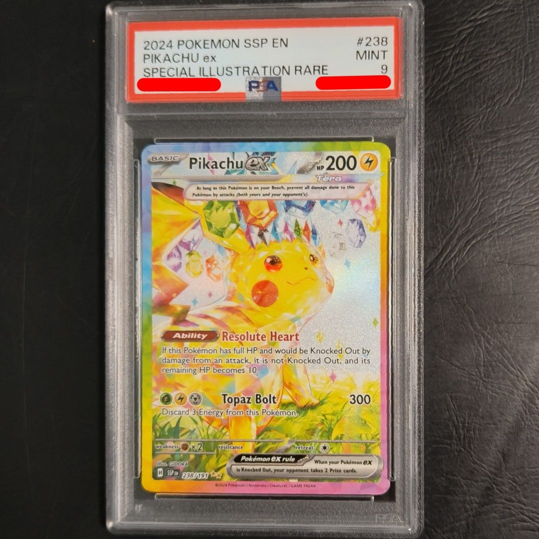 Pikachu ex SIR PSA 9 Pokemon SSP EN, Hobbies & Toys, Toys & Games on ...