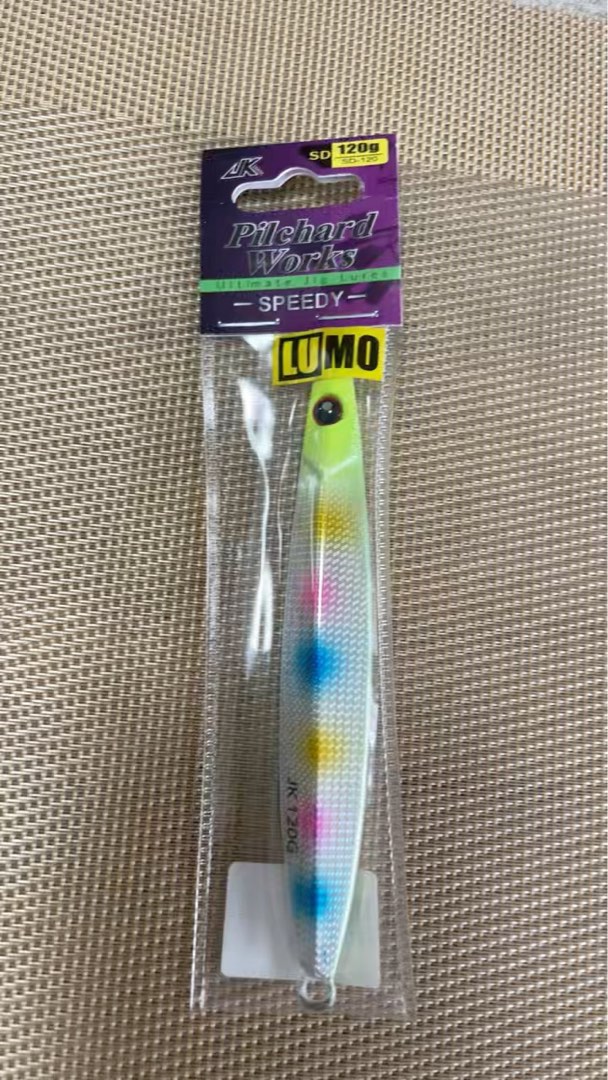 Pilchard Works Speedy Lumo Fishing Lure jig, Sports Equipment, Fishing ...