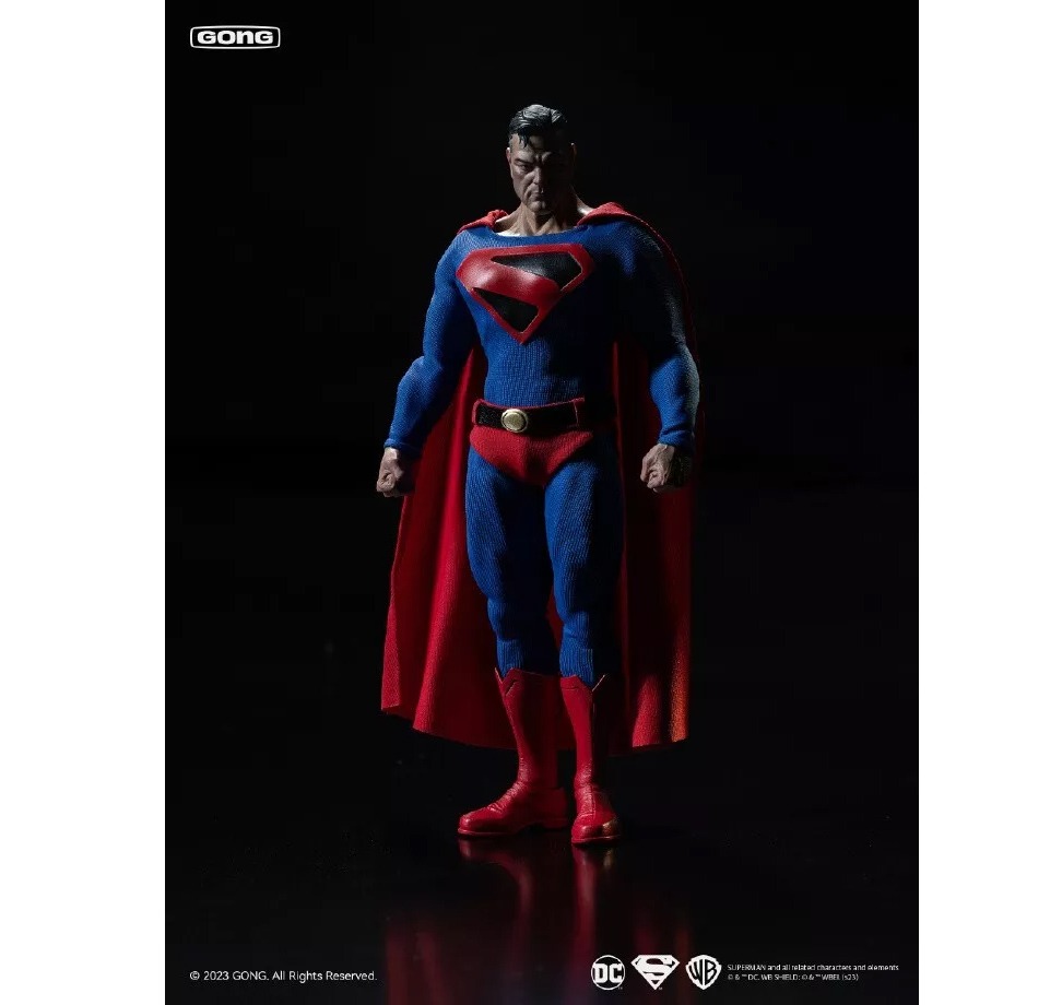 POPMART GONG 1/12 Kingdom Come Superman 6" Collectible Male Action ...