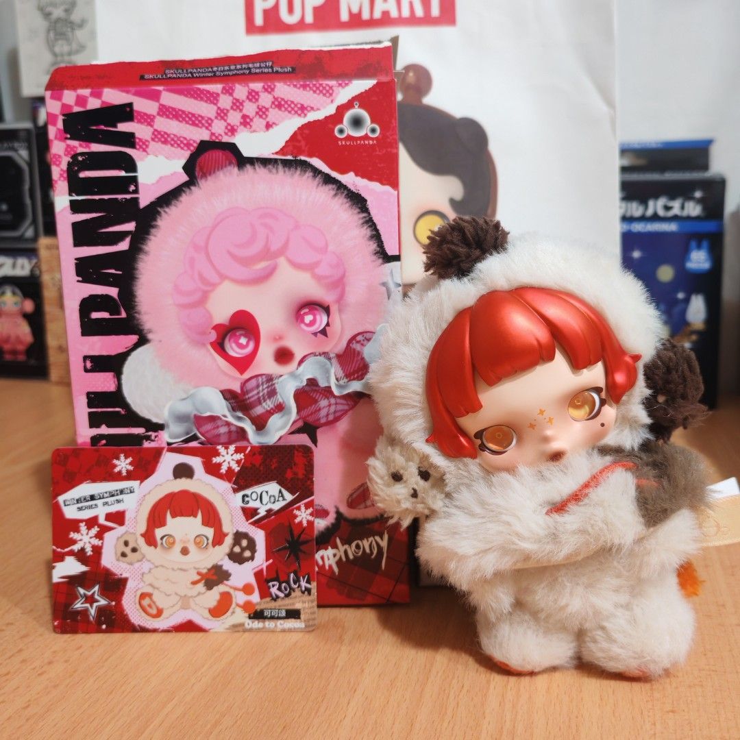 PopMart Skull Panda Winter Symphony of Ode to Cocoa, Hobbies & Toys ...