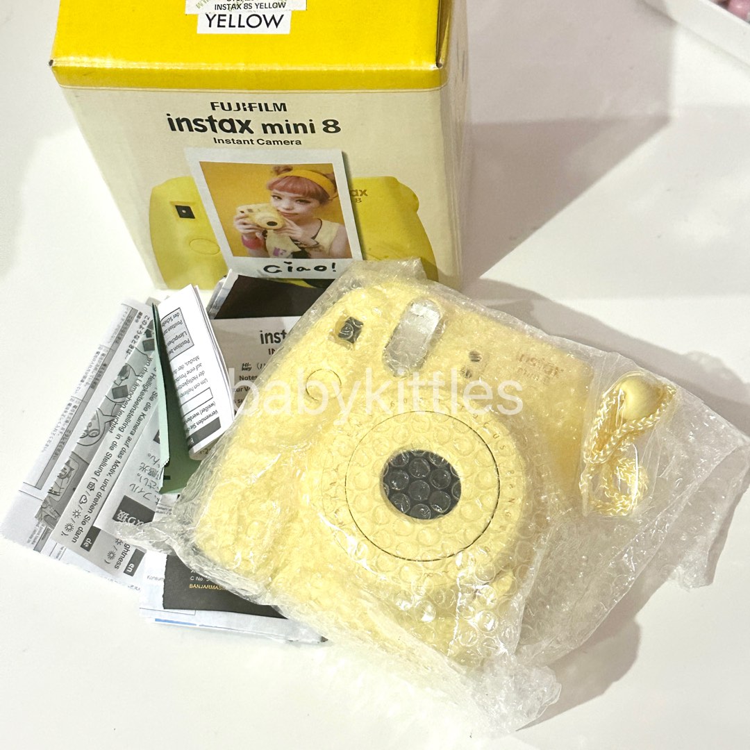 [NEW] Fujifilm Instax Mini 8 - Yellow color, Jasa, Elektronik dan ...