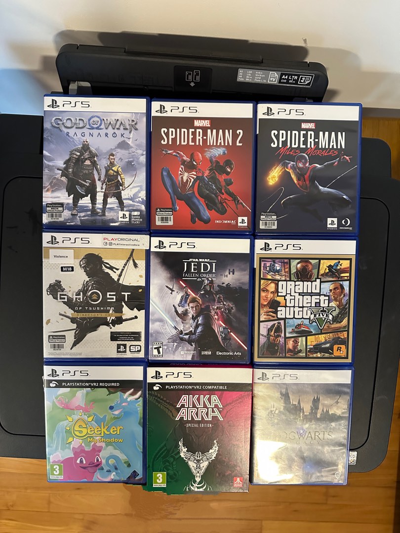 PS5 game God of war ragnarok / Spider-Man 2 / Spider-Man miles morales ...