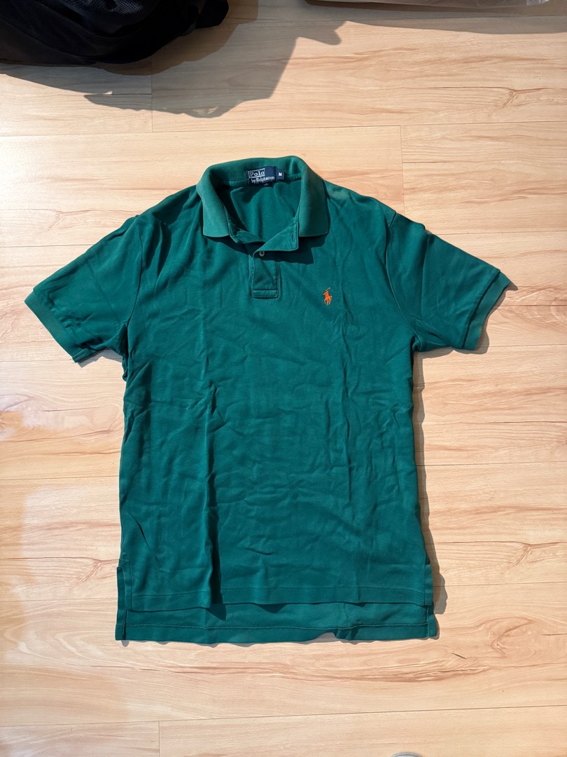 Ralph Lauren Green Polo Shirt, Men's Fashion, Tops & Sets, Tshirts & Polo Shirts on Carousell