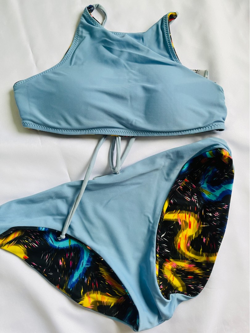 Reversible Two Piece Swimsuit, Women's Fashion, Swimwear, Bikinis ...