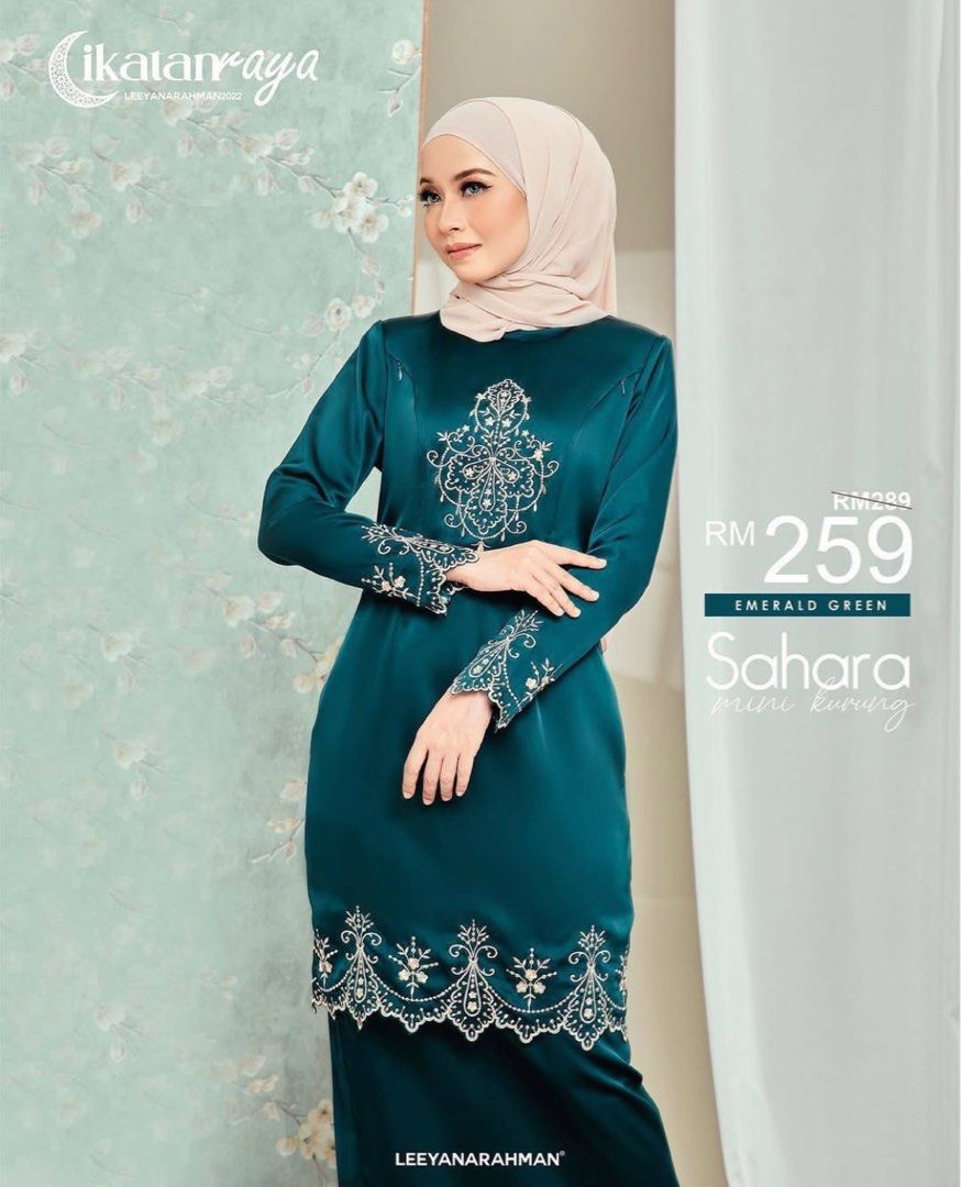SAHARA MINI KURUNG L, Women's Fashion, Muslimah Fashion, Baju Kurung ...