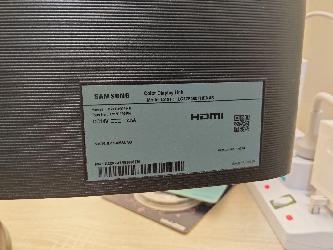 Samsung 27 inch Curved Full HD Monitor / HDMI+VGA+Audio Out, Computers ...