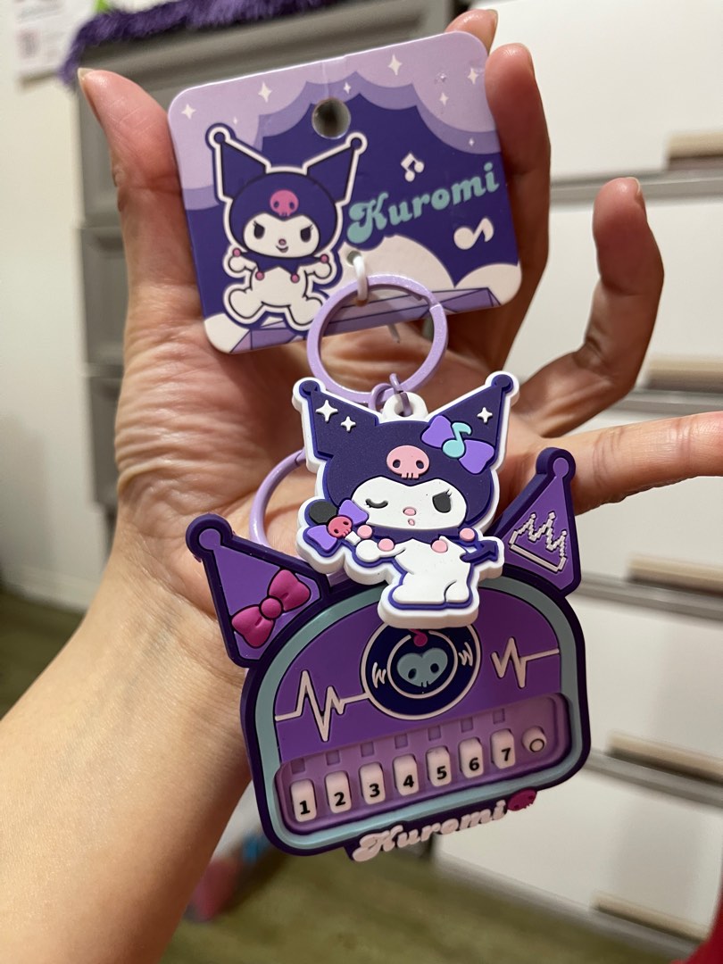 Sanrio Kuromi music keychain mini piano, Hobbies & Toys, Toys & Games ...