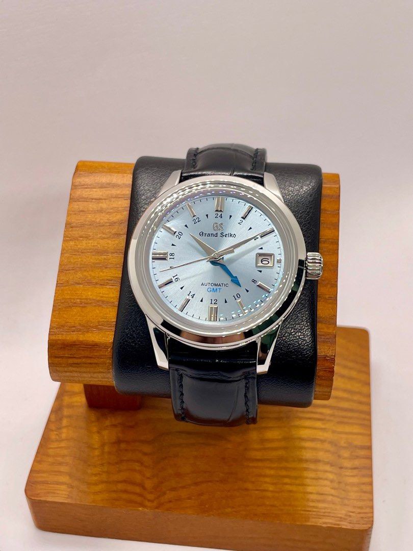Seiko Custom Mod “Grand Seiko Elegance GMT Light Blue” 39mm case, Men's ...