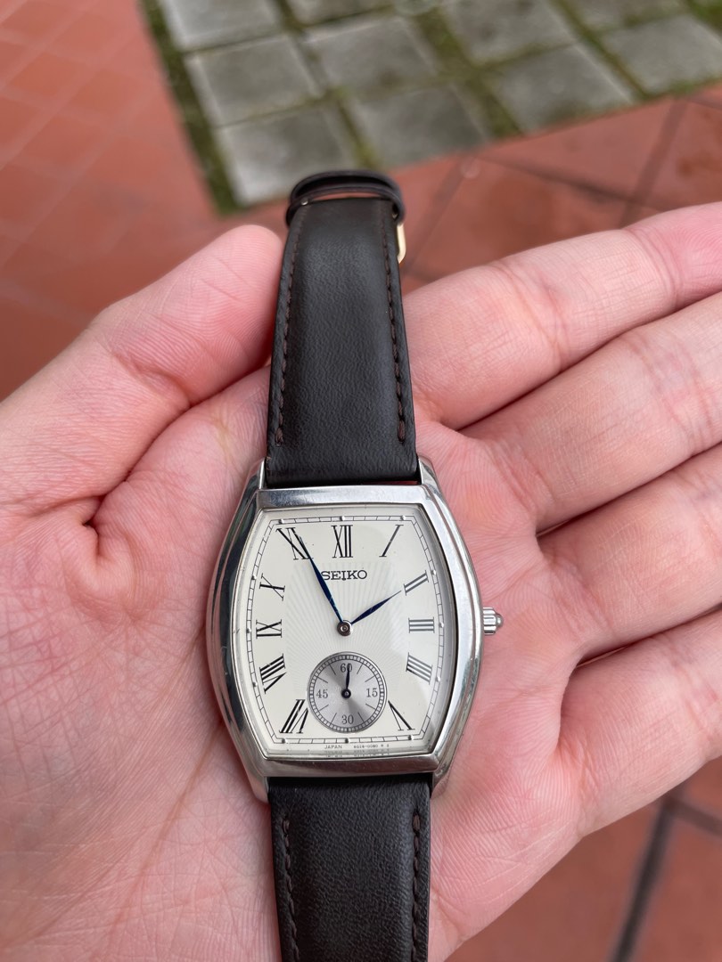 Seiko Tonneau Sub Dial Watch, Men's Fashion, Watches & Accessories ...