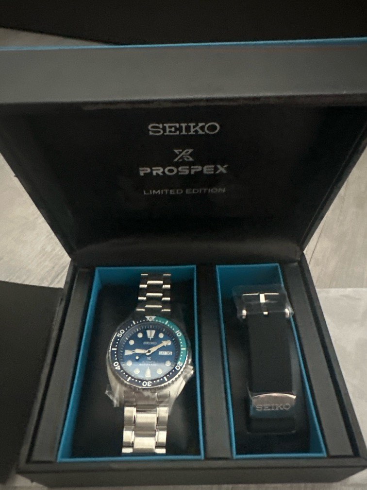 Seiko Turtle Blue Limited Edition, Luxury, Watches on Carousell