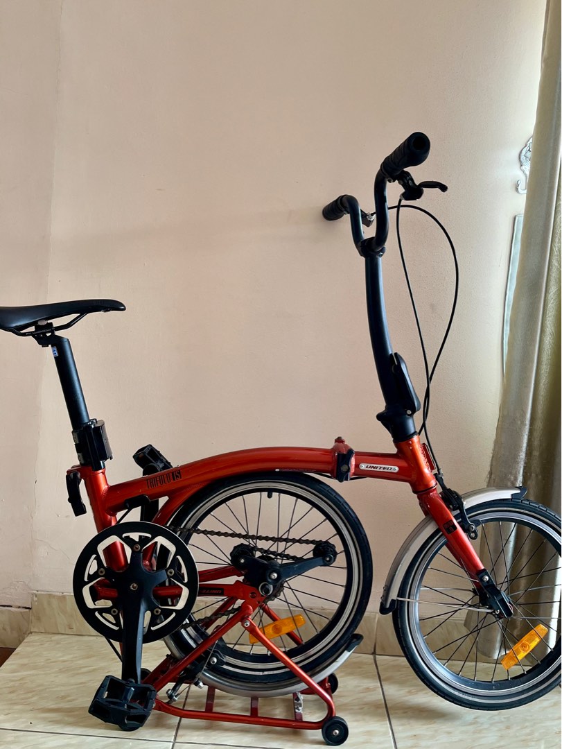 Sepeda Lipat Unied trifold 1s, Olah Raga, Sepeda di Carousell