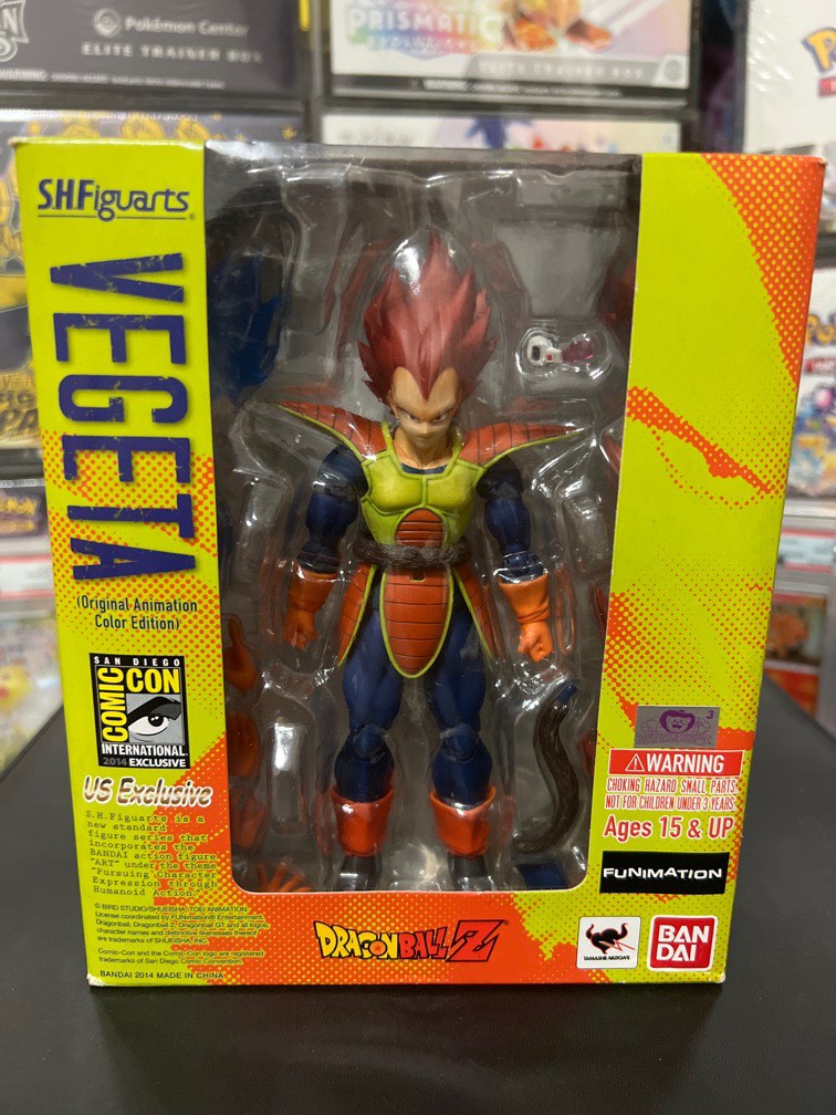 SHF 2014 US Exclusive Comic Con Vegata original animation color edition ...