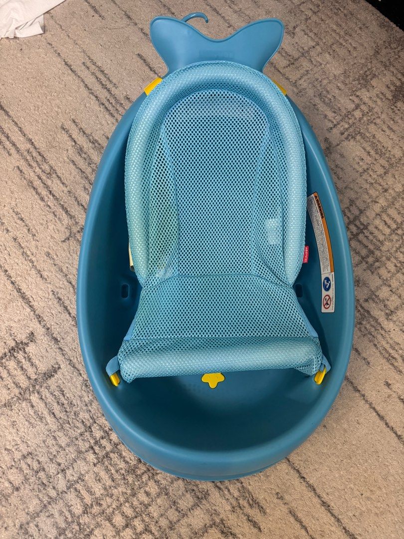 Skip Hop Moby Smart Sling 3-Stage Bath Tub, Babies & Kids, Bathing ...