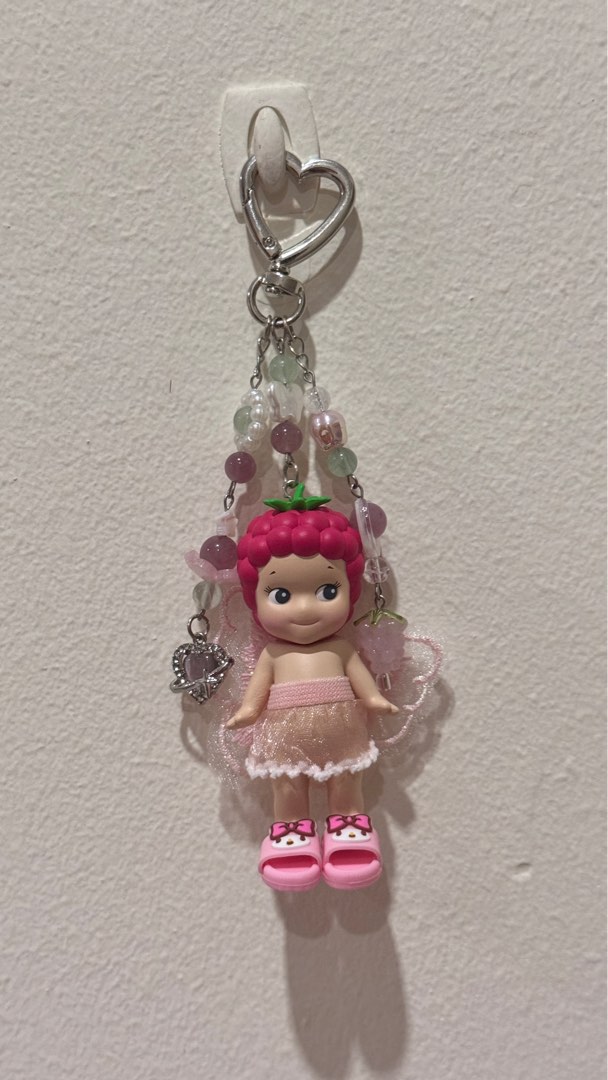 Sonny Angel Raspberry Keychain, Hobbies & Toys, Toys & Games on Carousell