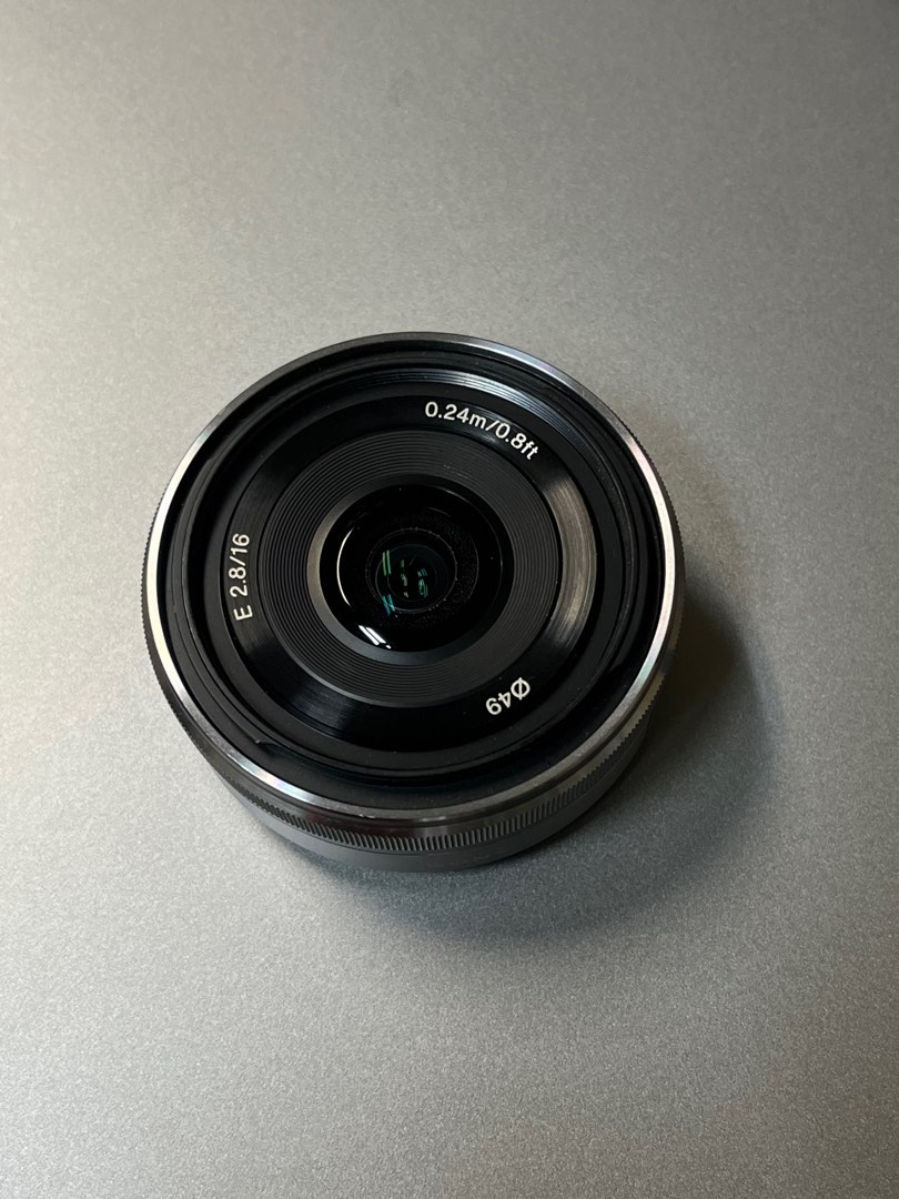 Sony e 16mm f2.8 pancake lens E mount, Photography, Lens & Kits on ...