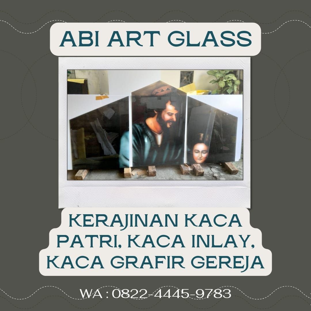 SPESIALIS Pembuatan Kaca Patri Grafir Inlay Gereja Gunung stimper ...