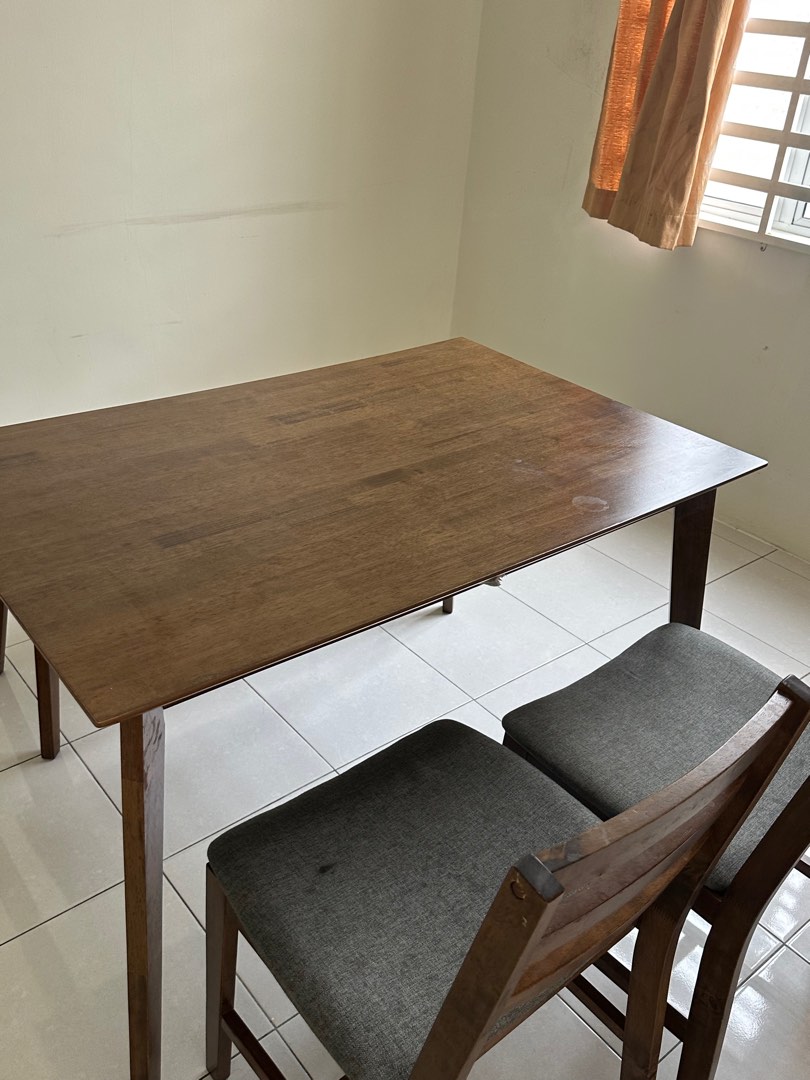 Ssf table and chair swt, Furniture & Home Living, Furniture, Tables ...