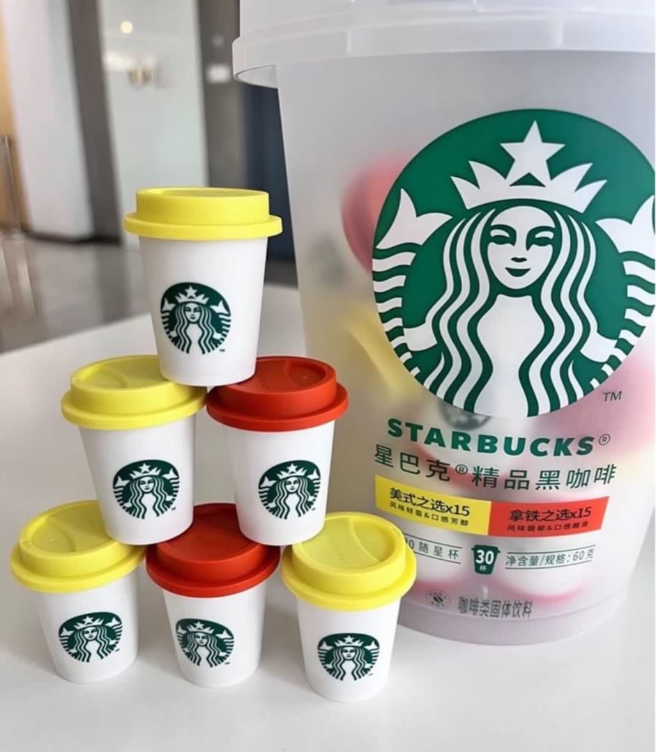 Starbucks instant coffee in mini cups, Furniture & Home Living ...