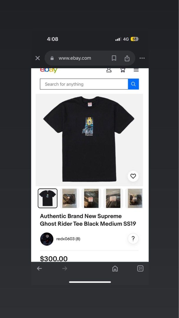 supreme ghost rider, Men's Fashion, Tops & Sets, Tshirts & Polo Shirts ...