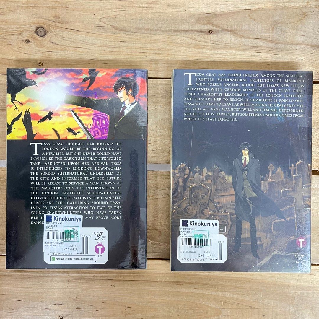 The Infernal Devices Manga by Cassandra Clare Vol 1 & 2 (Preloved ...