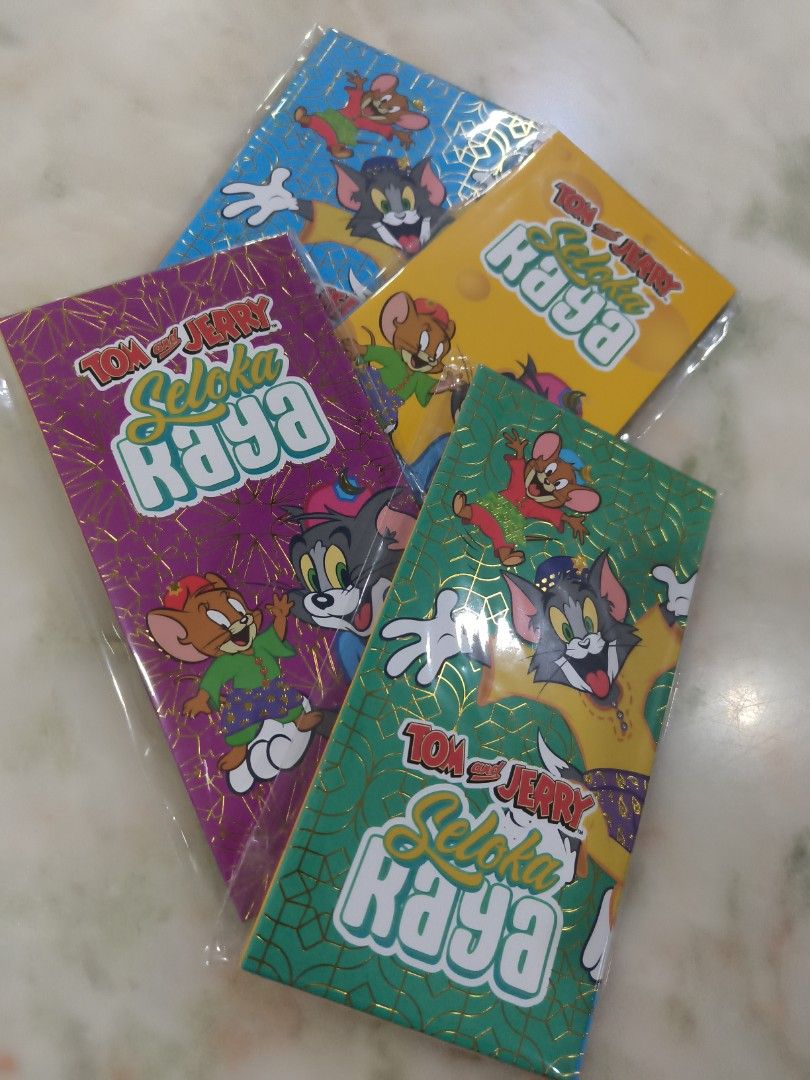TOM & JERRY Aeon Raya Packet 2025, Hobbies & Toys, Collectibles ...