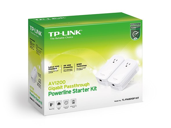 Tp Link Powerline Networking Av1200 Pa8010p Kit Computers And Tech Parts And Accessories