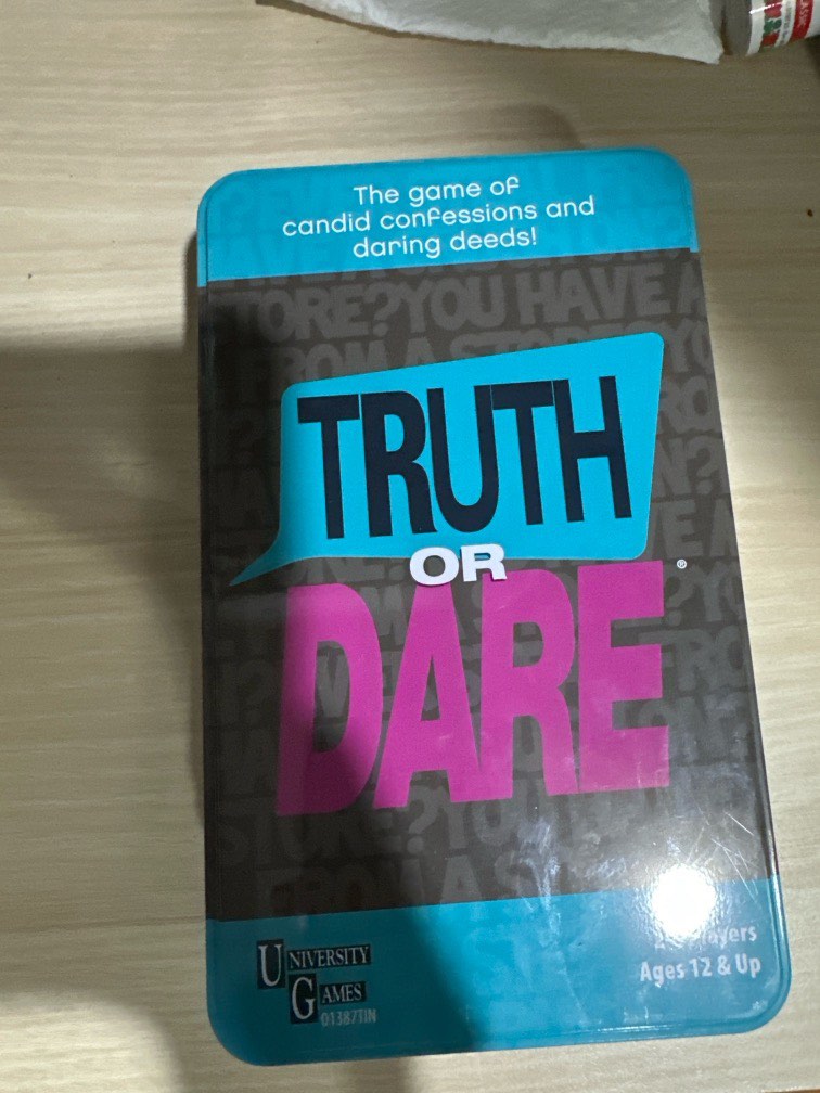 Truth or dare card game, Hobbies & Toys, Toys & Games on Carousell