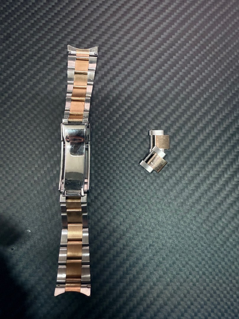 Two tone watch chain, Men's Fashion, Watches & Accessories, Watches on ...