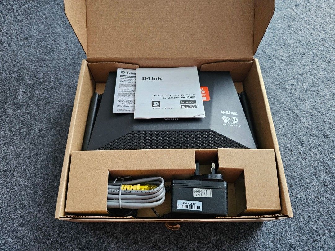 Unifi Mesh WiFi 6 Router D-Link AX3000 (2 units), Computers & Tech ...