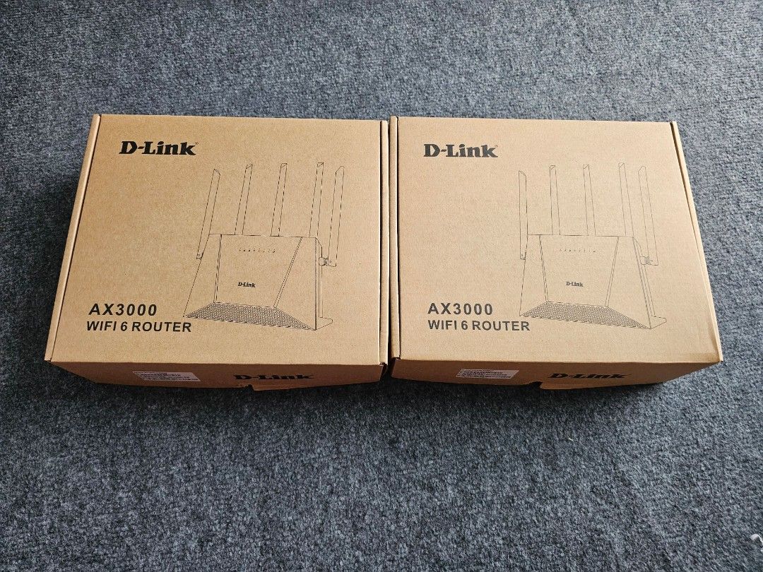 Unifi Mesh WiFi 6 Router D-Link AX3000 (2 units), Computers & Tech ...